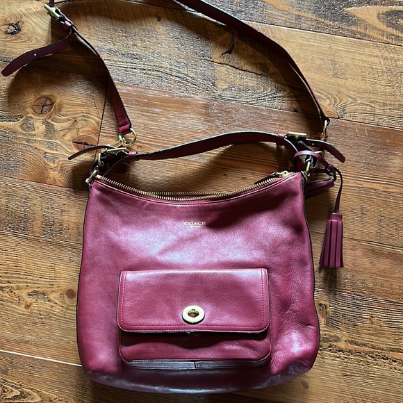 Coach | Bags | Coach Maroon Totecrossbody | Poshmark